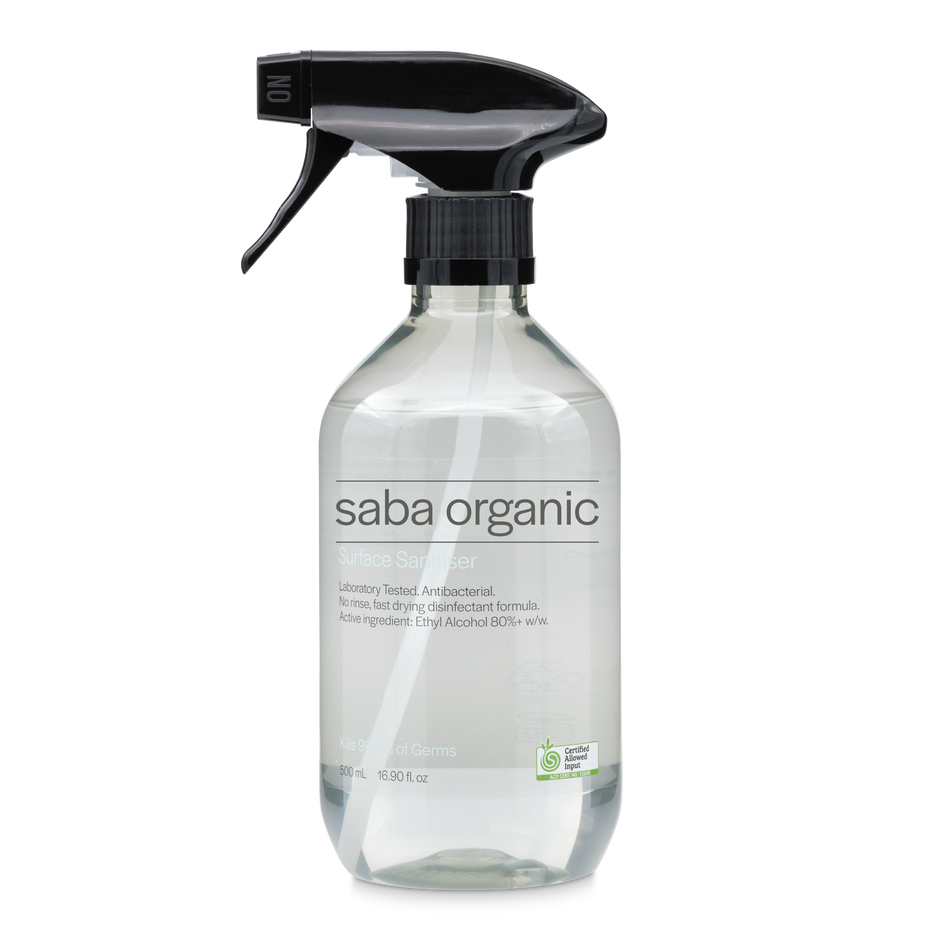 Buy Organic & Natural Cleaning Products Online Australia – Saba Organics